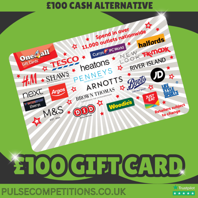 £100 One4all Gift Card – Pulse Competitions
