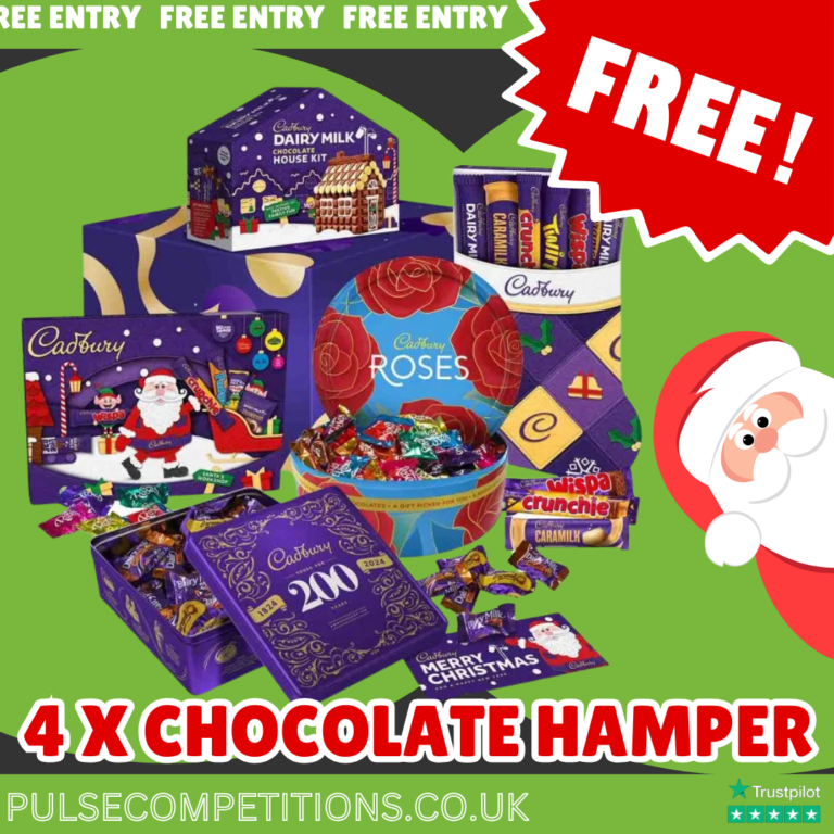 FREEBIE FRIDAY – 4 X Cadbury Chocolate Hampers – Pulse Competitions