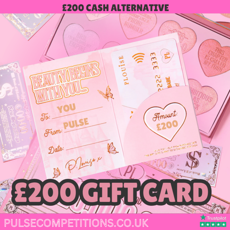 £200 Plouise Gift Card – Pulse Competitions