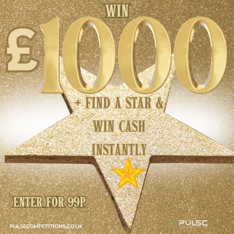 £1000 Cash + win cash instantly – Pulse Competitions